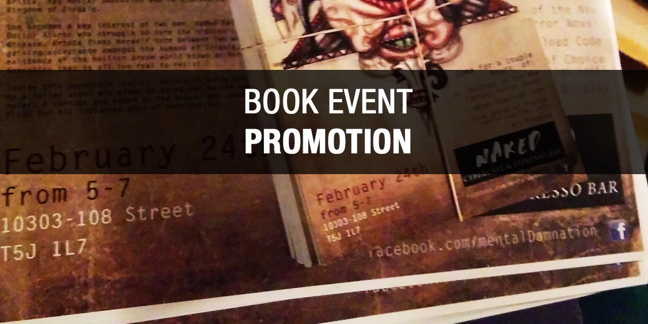 Book Event Promotion - Konn Lavery Horror & Dark Fantasy Author
